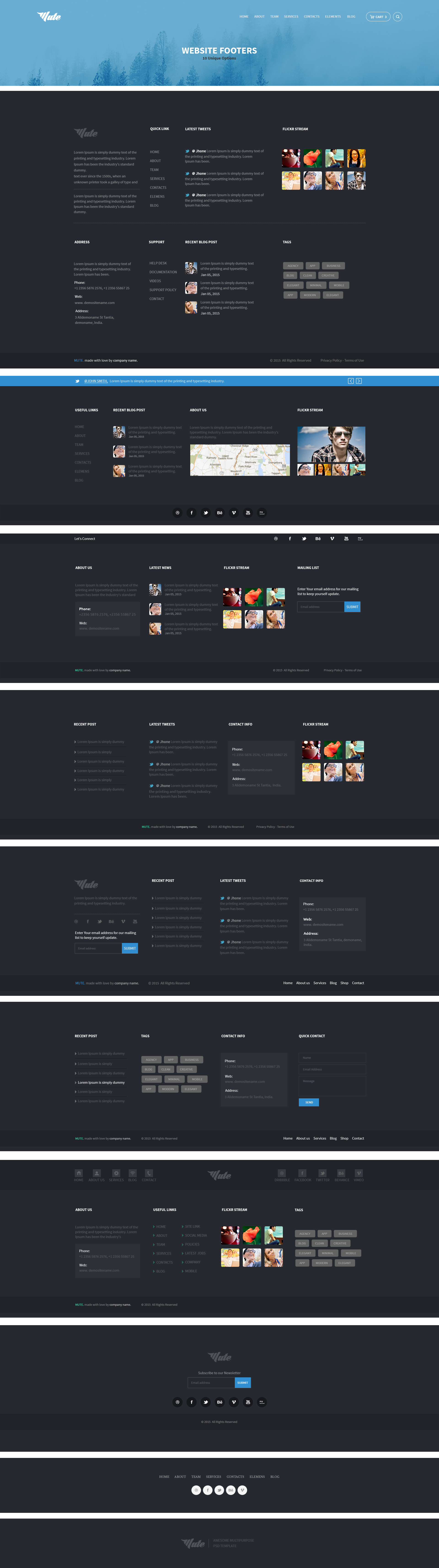 Mute Multipurpose Creative | PSD Template by WordPress-Studio | ThemeForest